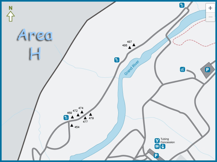 Elora Gorge Campsite Pictures